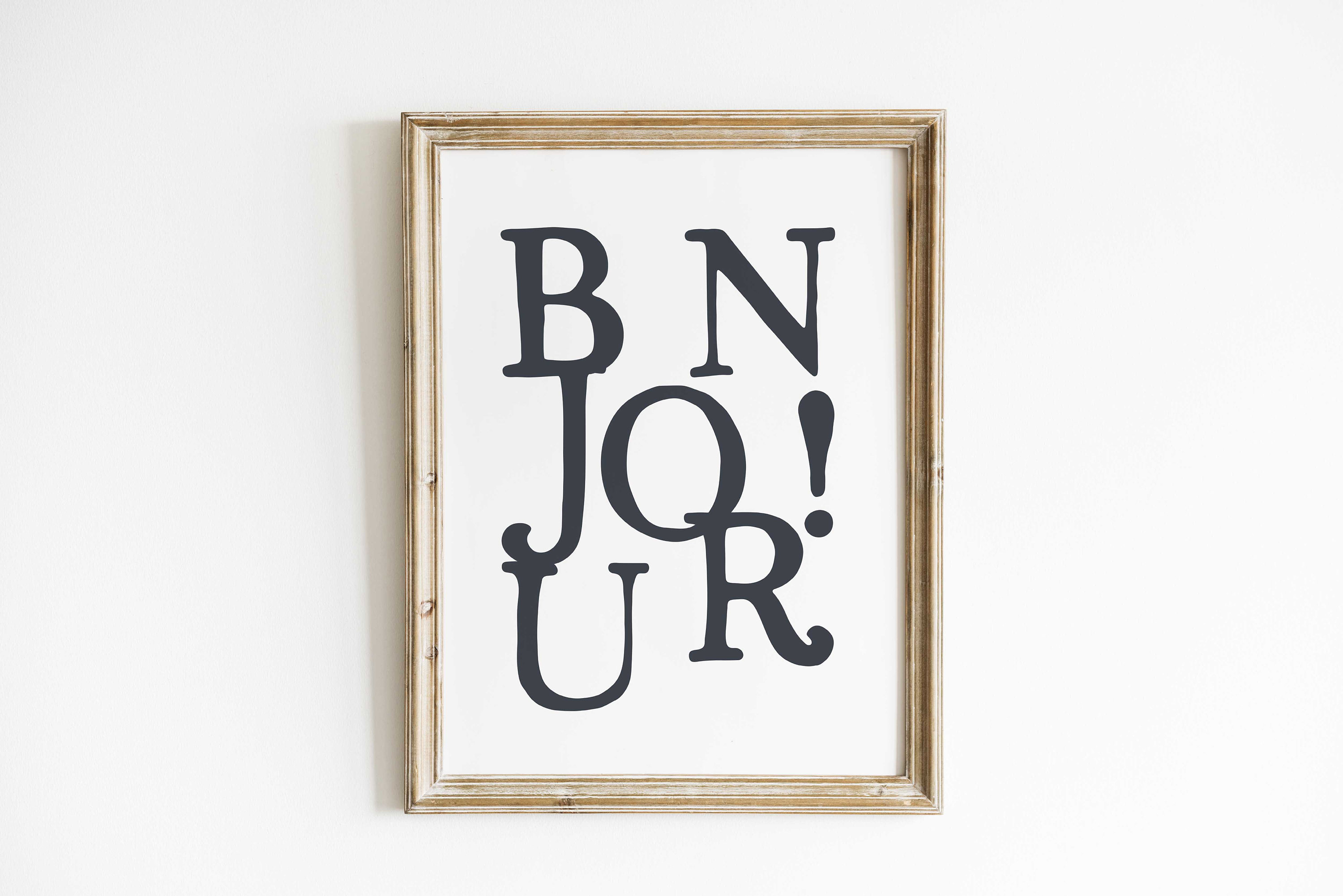 Bonjour Wall Art, Bonjour Sign, Bonjour Printable, Bonjour Poster ...
