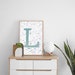 Letter L Print, Large Letter Print, Custom Initial Print, Initial ...