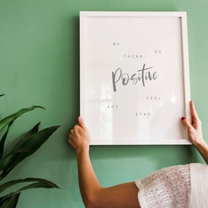 Positive Poster, Positive Quote Signs, Positive Sayings, Positive Quote ...