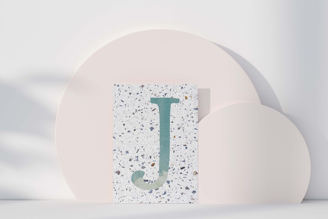 Letter J Print, Large Letter Print, Custom Initial Print, Initial ...