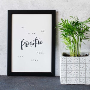 Positive Poster, Positive Quote Signs, Positive Sayings, Positive Quote ...