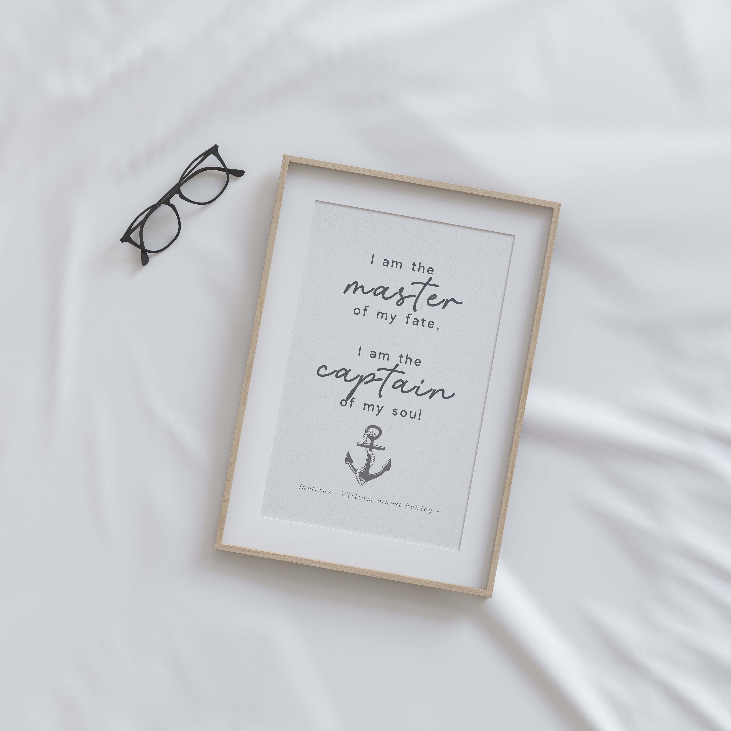 Invictus Poem Print Invictus Wall Art Invictus Poem - Etsy