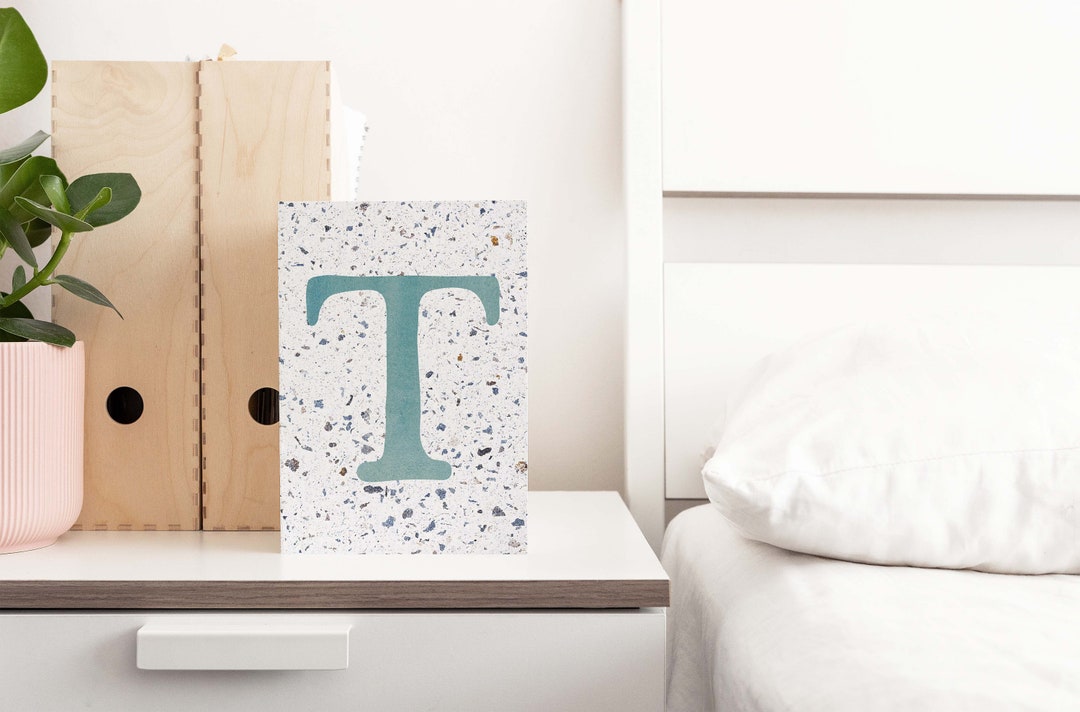 Letter T Print, Large Letter Print, Custom Initial Print, Initial ...