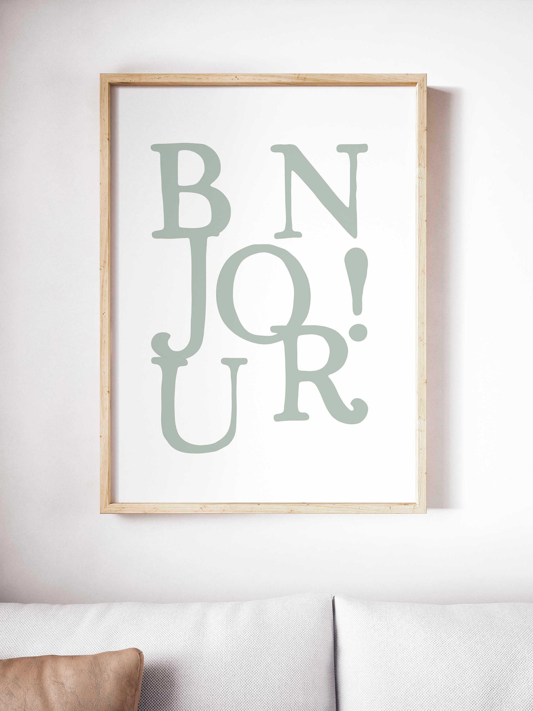 Bonjour Wall Art, Bonjour Sign, Bonjour Printable, Bonjour Poster ...
