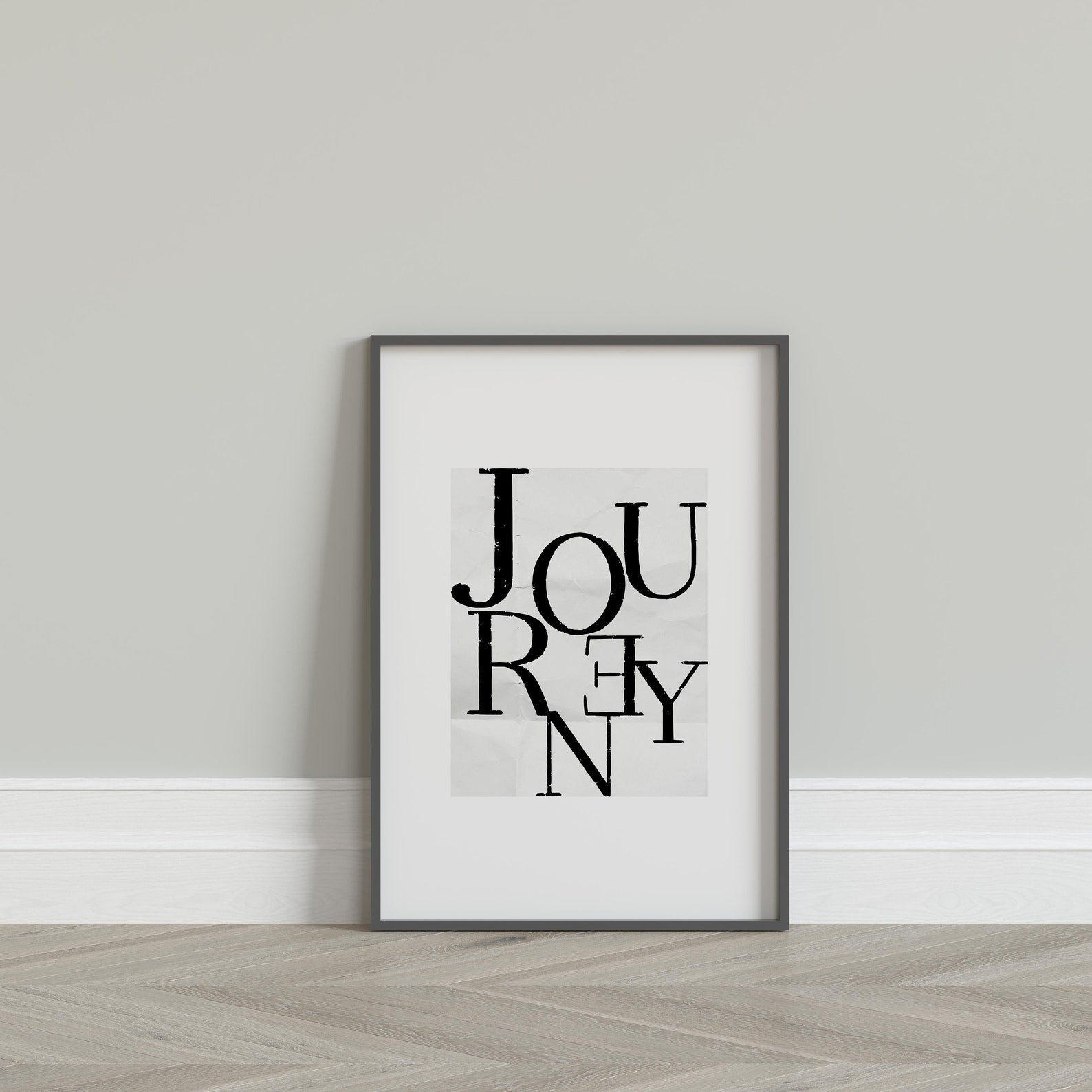 Journey Wall Decor 2 Set, Gifts Journey, Minimal Quote Print ...