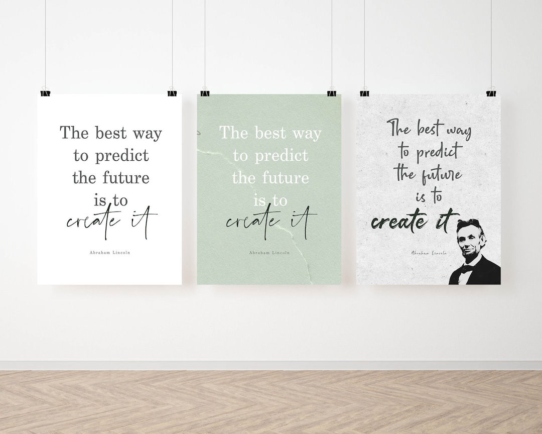 Abraham Lincoln Art Set, Lincoln Quotes, Quotes About Life, Large Quote ...