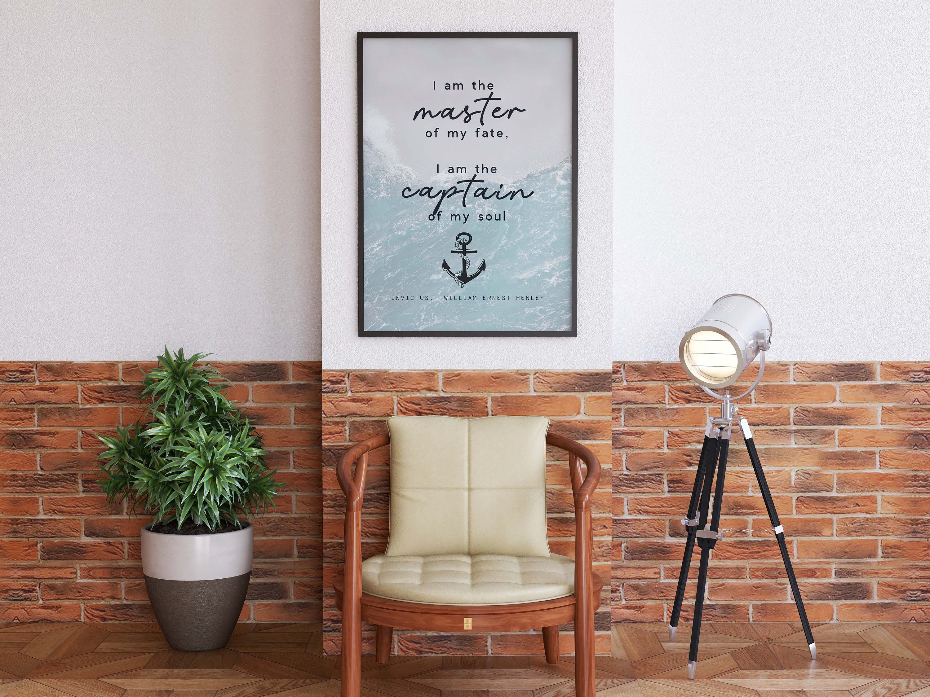 Invictus Poem Print Invictus Wall Art Invictus Poem - Etsy