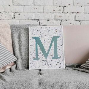Letter M Print, Large Letter Print, Custom Initial Print, Initial ...