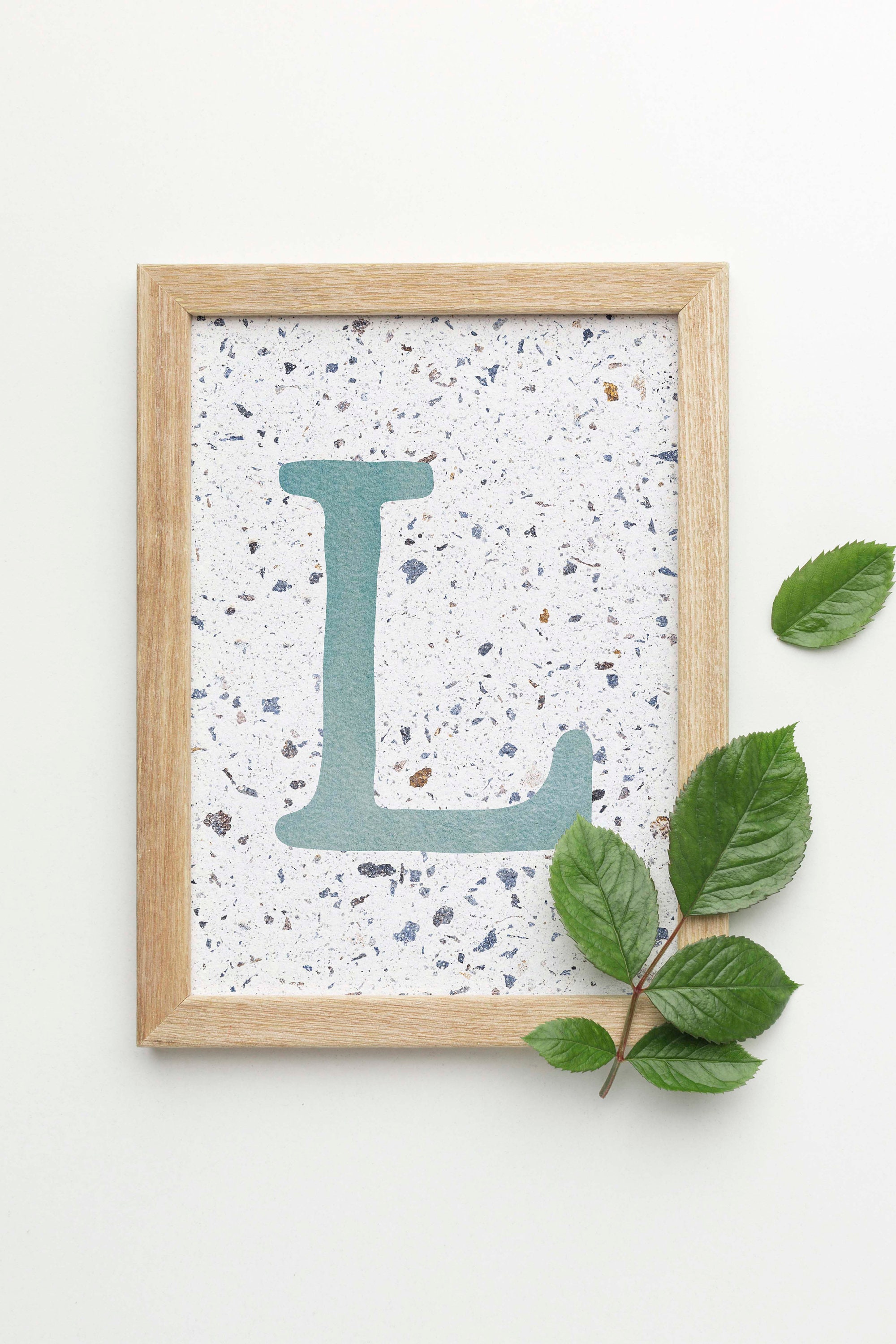 Letter L Print, Large Letter Print, Custom Initial Print, Initial ...