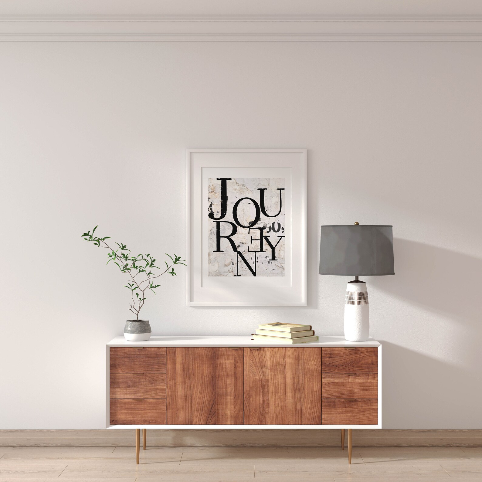 Journey Wall Decor 2 Set, Gifts Journey, Minimal Quote Print ...