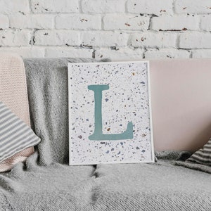 Letter L Print, Large Letter Print, Custom Initial Print, Initial ...