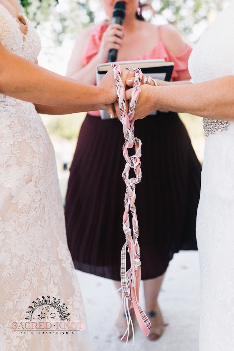 Add Your Name & Date Custom Handfasting Cords Personalised - Etsy