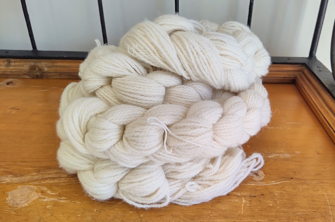 Ivory Needlepoint Wool Yarn Hank Extra Large 349 Grams - Etsy