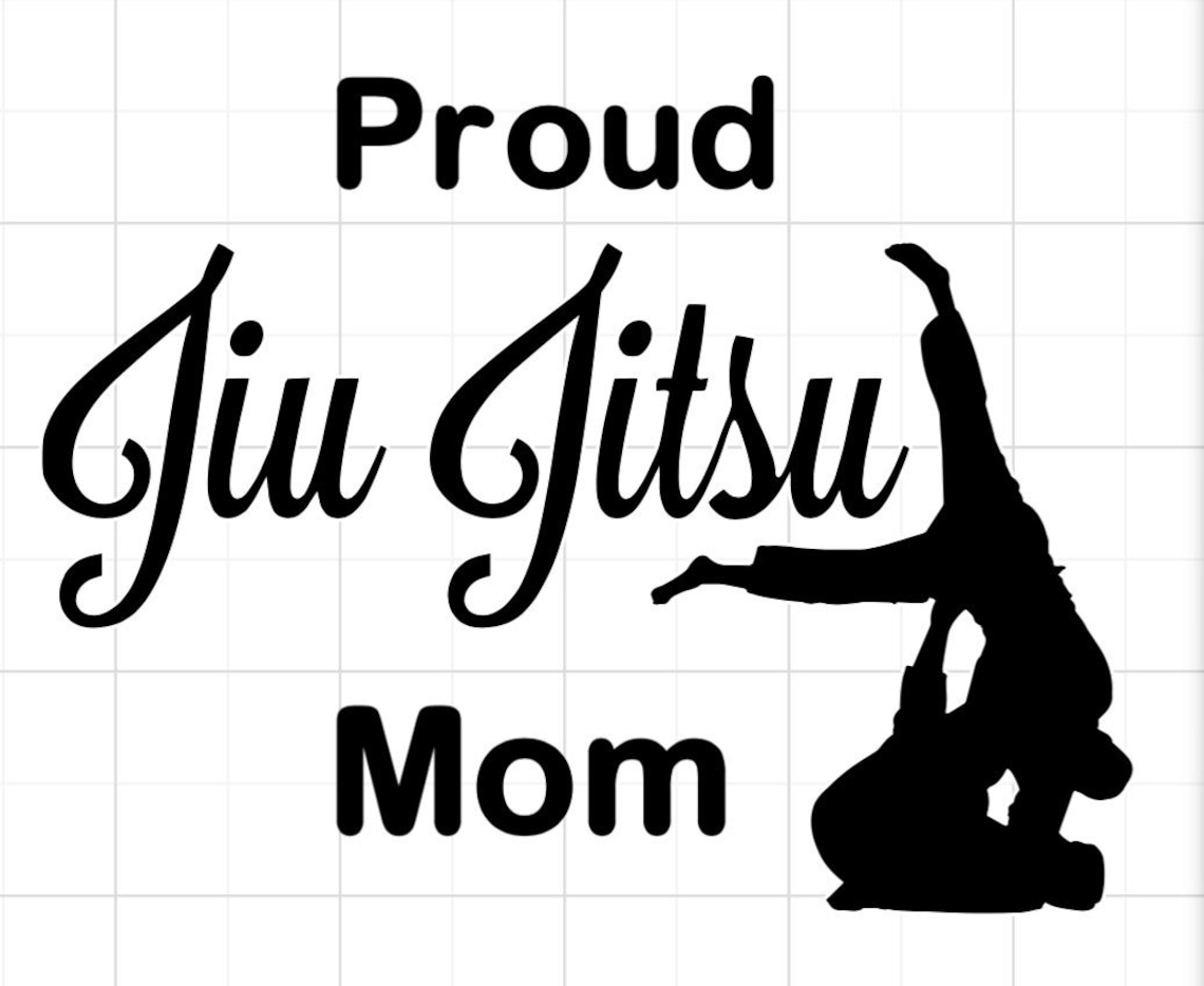 Proud Jiu Jitsu Mom Car Decal - Etsy