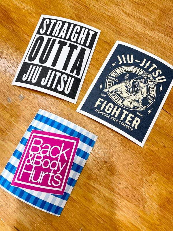 Grappling Skeleton Sticker BJJ Judo Jiu Jitsu - Etsy