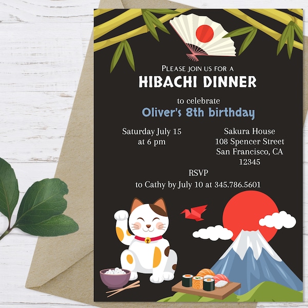 Japanese Theme Party - Etsy