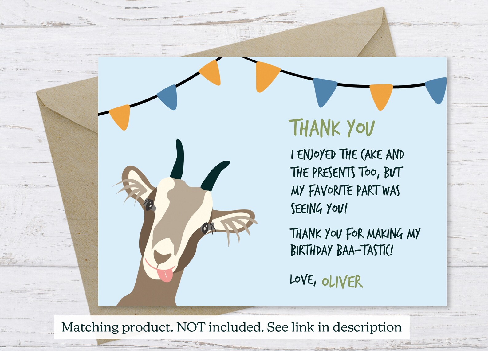 Goat Invitation, Goat Birthday Invitation, Farm Birthday Invitation ...