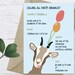 Goat Invitation, Goat Birthday Invitation, Farm Birthday Invitation ...