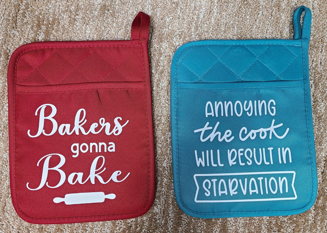 Pot Holders Various Funny Sayings | Etsy