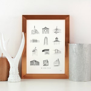 WINNIPEG - Iconic Landmarks, WPG, Manitoba, Peg City - Etsy