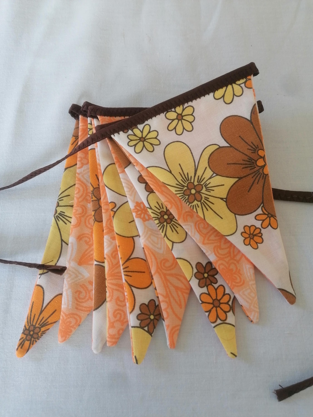1970s Inspired Flower Power Bunting - Etsy UK