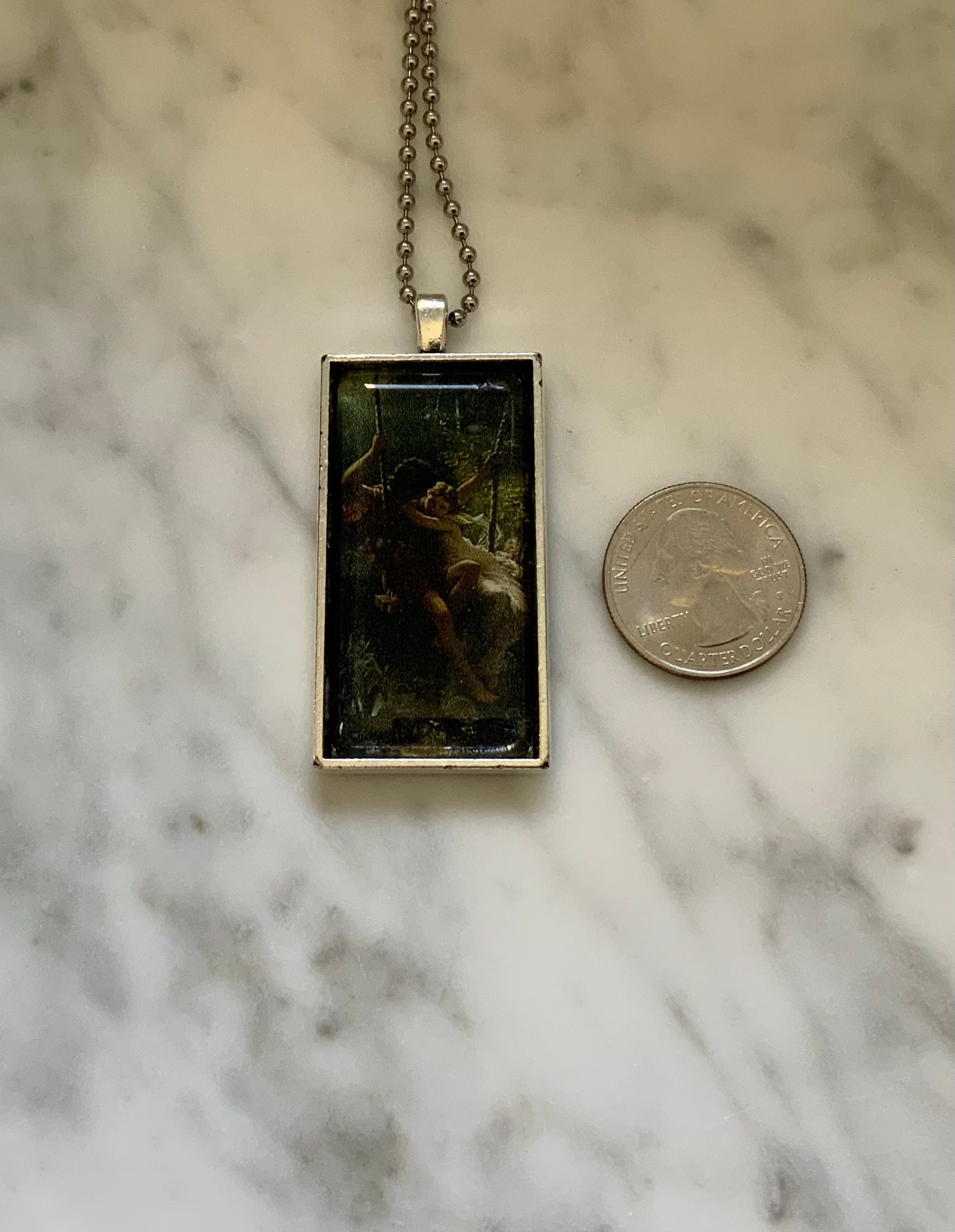 Springtime Pierre-Auguste Cot French Art Print Pendant | Etsy