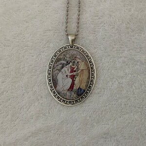 Walter Crane Pre-raphaelite Art Print Pendant Necklace- Demeter and ...