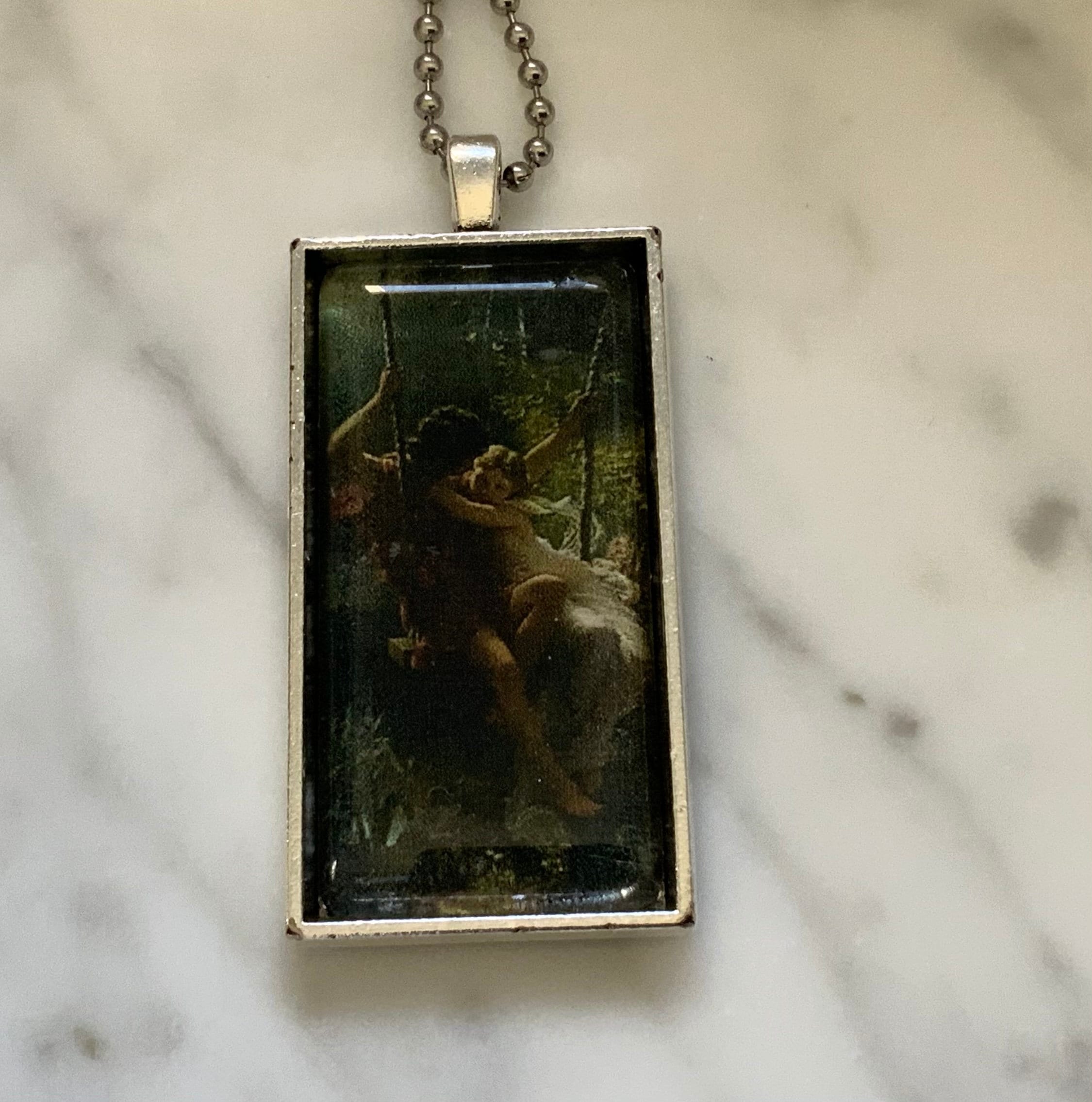 Springtime Pierre-Auguste Cot French Art Print Pendant | Etsy