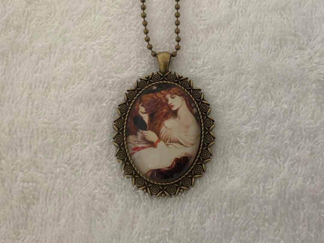 Lady Lilith Pre-raphaelite Art Print Pendant Necklace Dante Gabriel ...