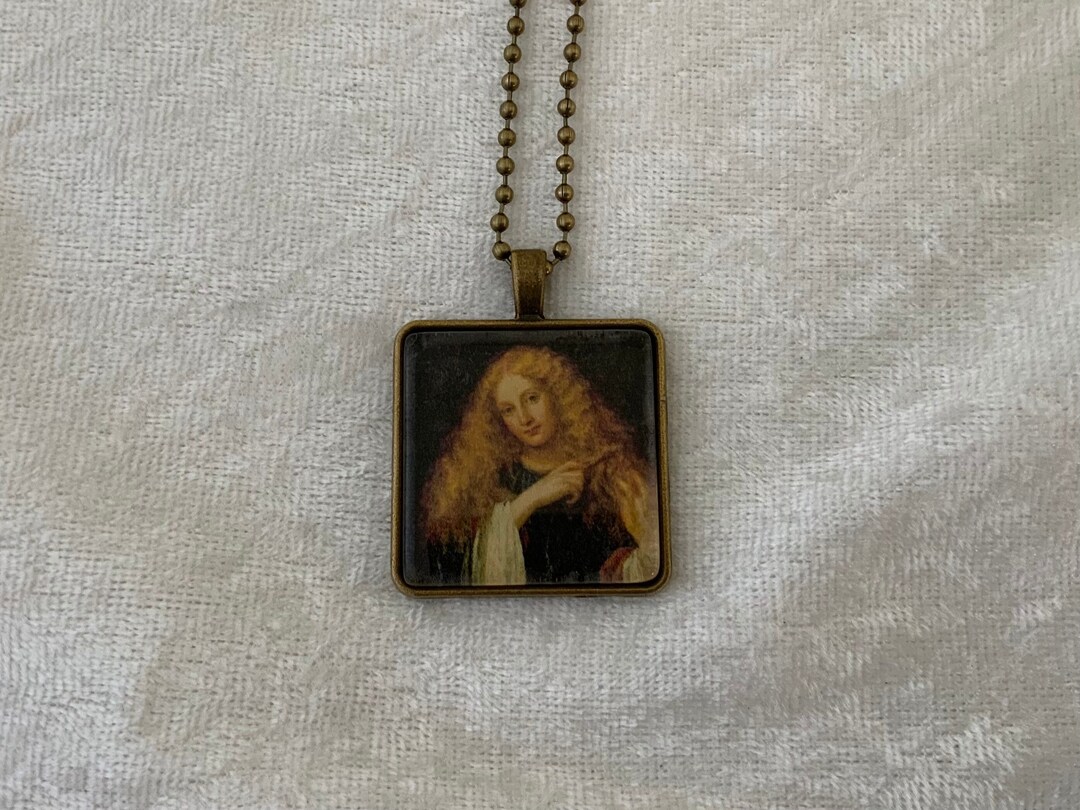Undine Pre-raphaelite Art Print Pendant Necklace George - Etsy