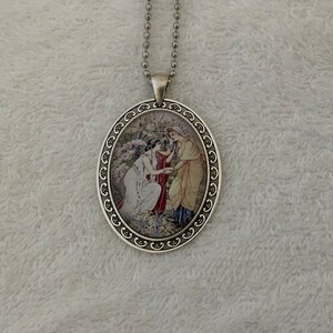 Walter Crane Pre-raphaelite Art Print Pendant Necklace- Demeter and ...