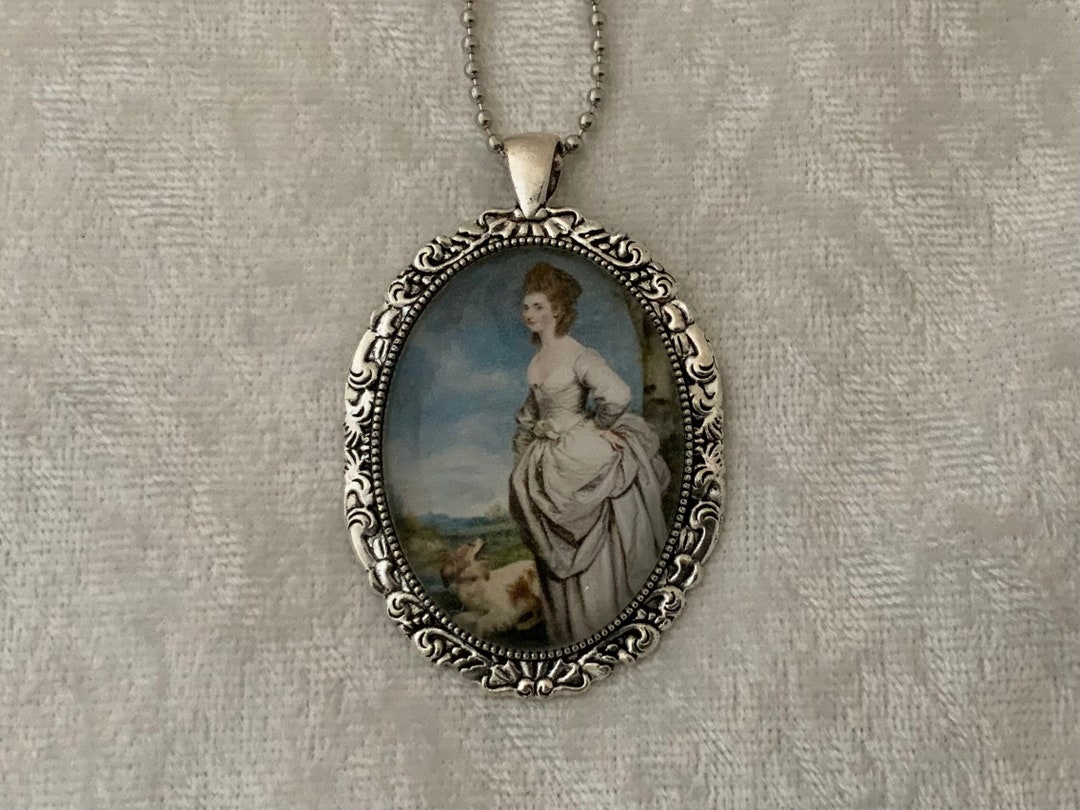 Joshua Reynolds English Rococo Art Print Pendant Necklace - Etsy
