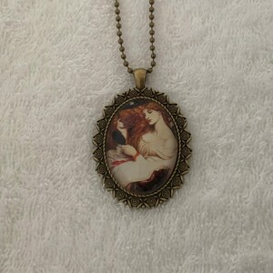 Lady Lilith Pre-raphaelite Art Print Pendant Necklace Dante Gabriel ...