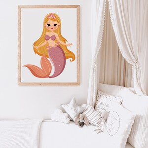 Cute Mermaid Clipart PNG, Mermaids Clip Art, Little Mermaid, Underwater ...