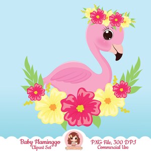 Flamingo Clipart, Baby Flamingo Clipart, Cute Flamingo Clip Art ...