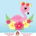 Flamingo Clipart, Baby Flamingo Clipart, Cute Flamingo Clip Art ...