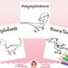 Dinosaurs Coloring Book Pages for Kids, Dragon, Cute Animals, Jungle ...