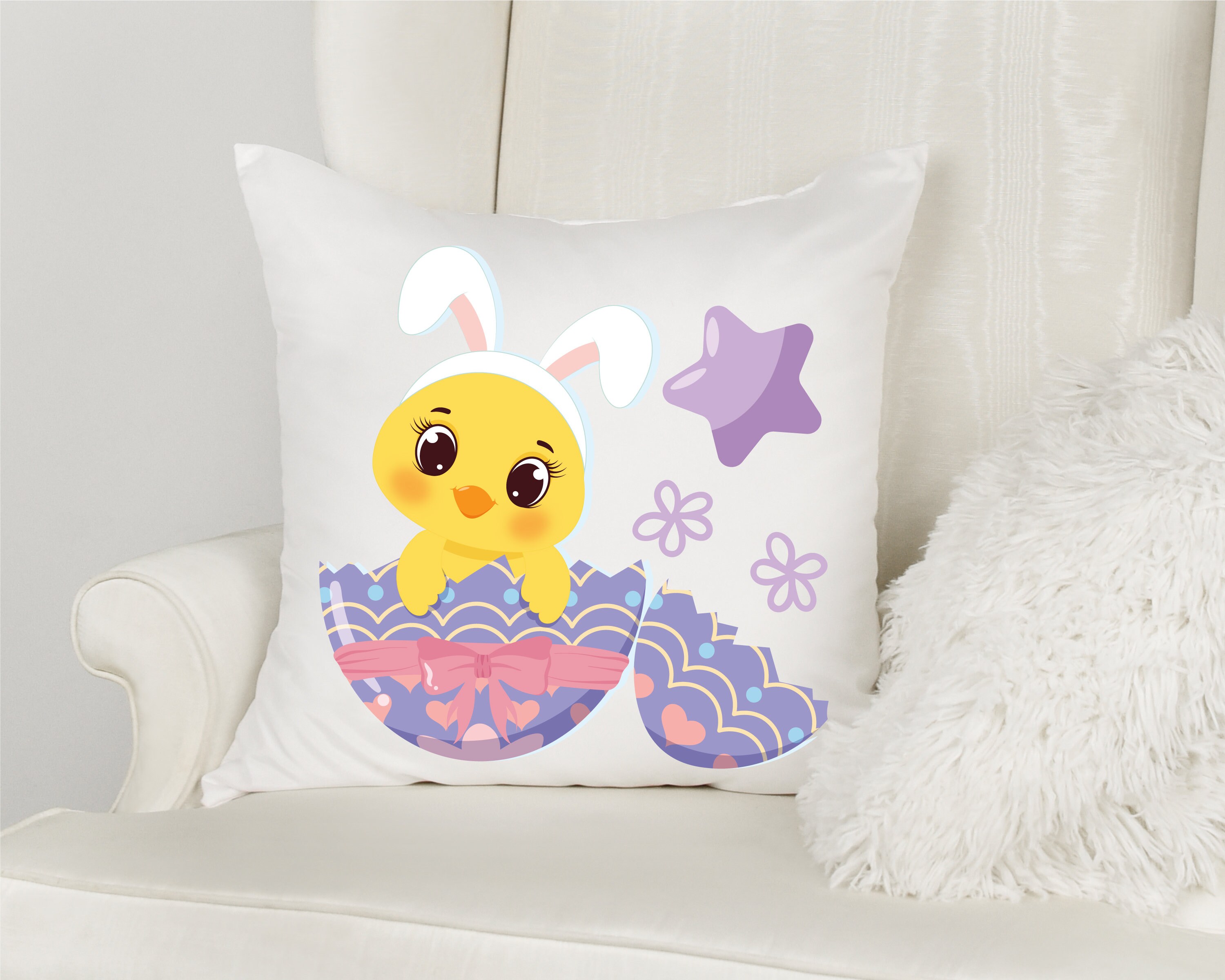 Easter Bunny Clipart, Cute Spring Clipart, Easter Egg Clip Art, Duck ...