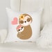 Sloth Clipart PNG, Baby Girl Sloth, Cute Sloth for Nursery Art, Sloths ...