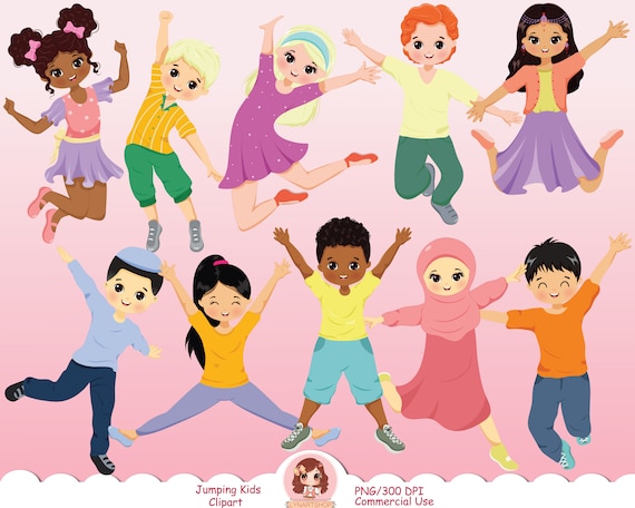 Multicultural Kids Clipart