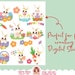 Cute Easter Bunny Clipart PNG, Cute Spring Clipart, Easter Egg Clip Art ...