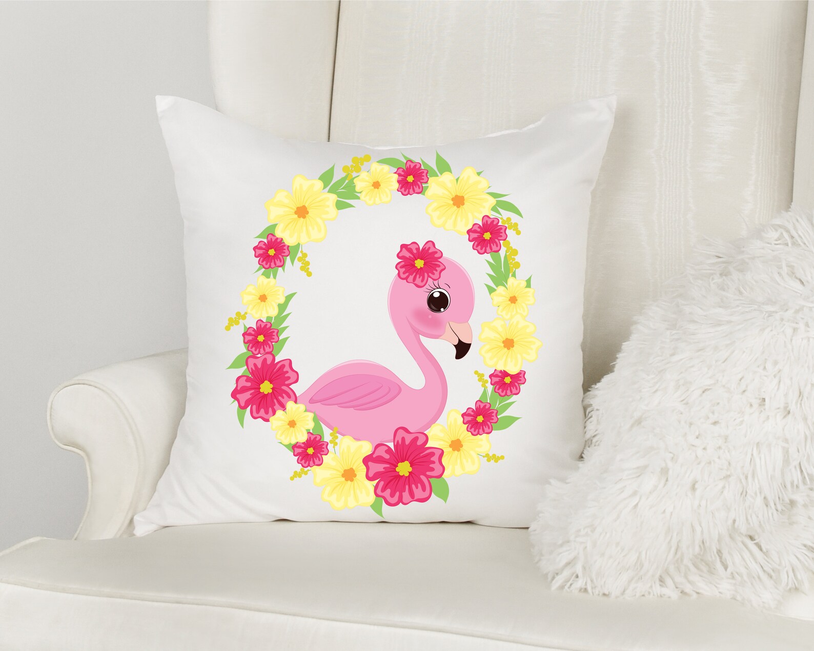 Flamingo Clipart Baby Flamingo Clipart Cute Flamingo Clip - Etsy
