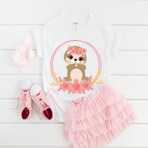 Sloth Clipart PNG, Baby Girl Sloth, Cute Sloth for Nursery Art, Sloths ...