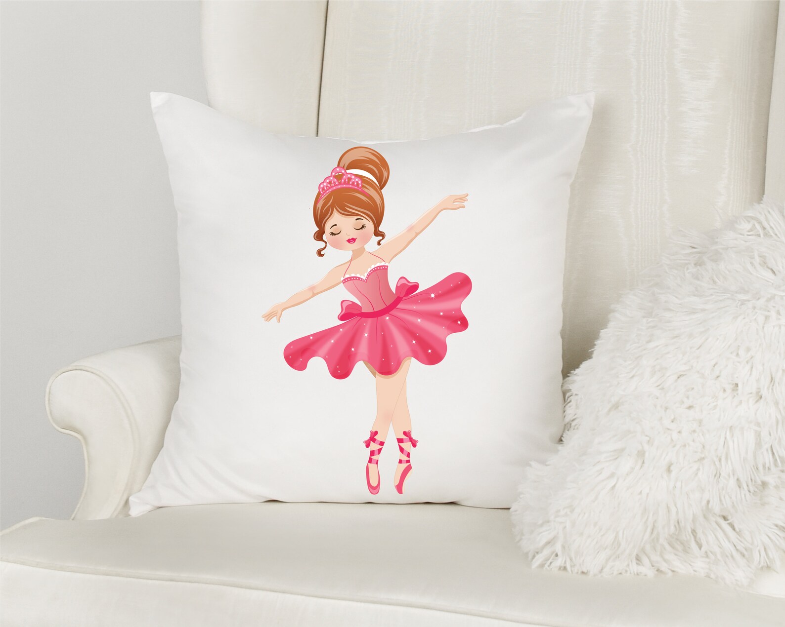 Cute Ballerina Clipart Ballerina Clip Art Ballerina in Pink - Etsy