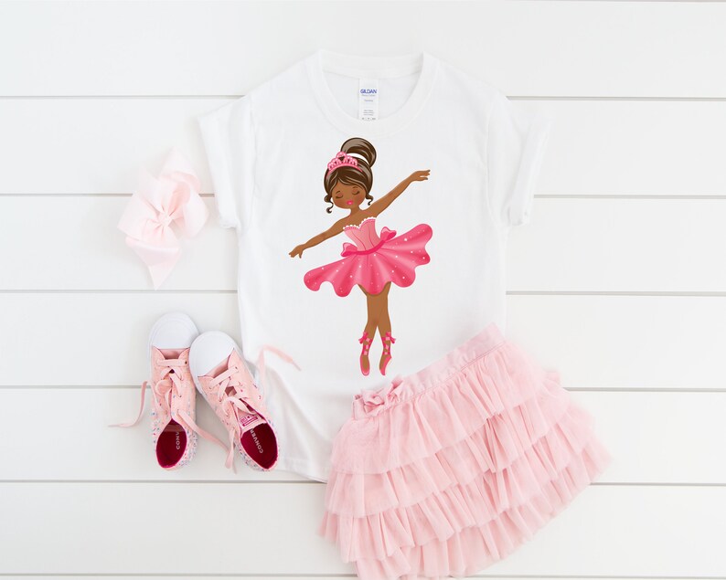 African Ballerina Clipart, Ballerina Clip Art, Cute Black Ballerina ...