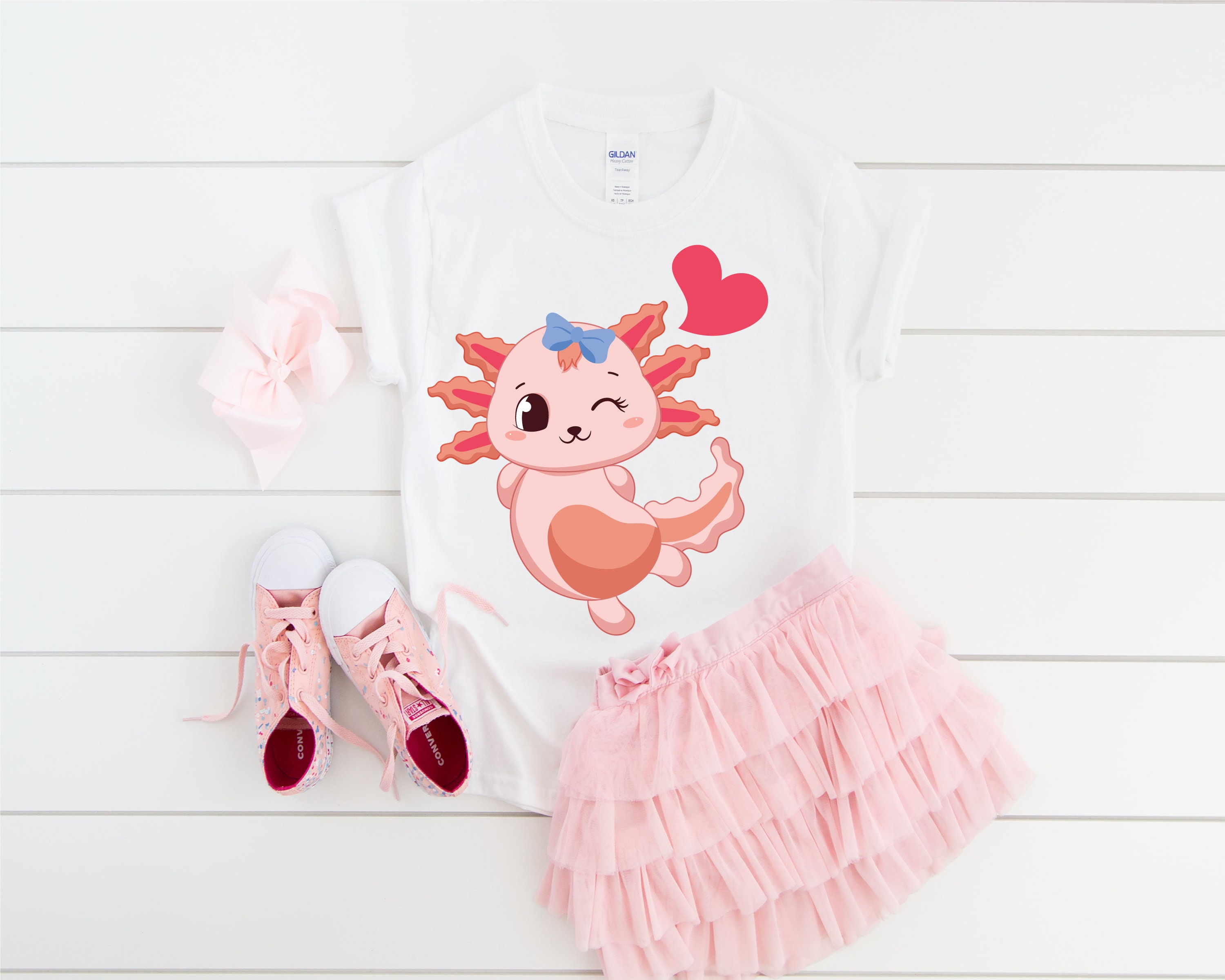 Axolotl Clipart, Cute Kawaii Axolotl Set, Cartoon, Vector, Chibi, Cute ...