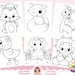 Cute Animals Coloring Pages, Chibi Coloring Pages, Baby Animals ...