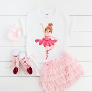 Cute Ballerina Clipart, Ballerina Clip Art, Ballerina in Pink Tutu ...