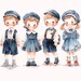 Cute Watercolor Students Clipart PNG, Kids Clip Art, Nursery Theme ...