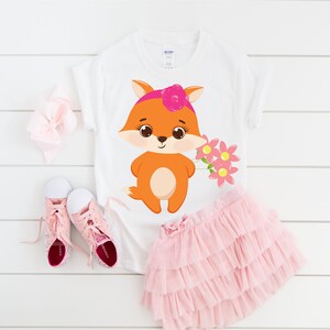 Fox Clipart, Baby Girl Fox Clipart, Cute Fox Vector Clipart for Baby ...